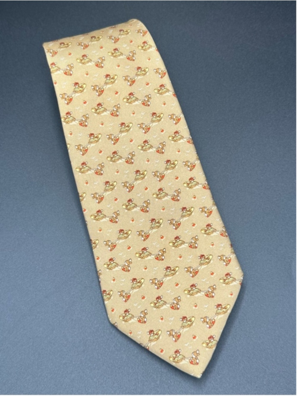 Salvatore Ferragamo | Accessories | Salvatore Ferragamo Silk Tie Tan ...